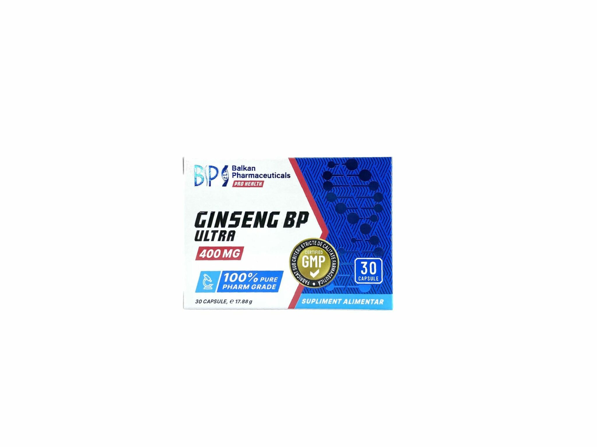 Ginseng (Balkan Pharma) (400mg x 30 Cápsulas) – Banco Proteinas