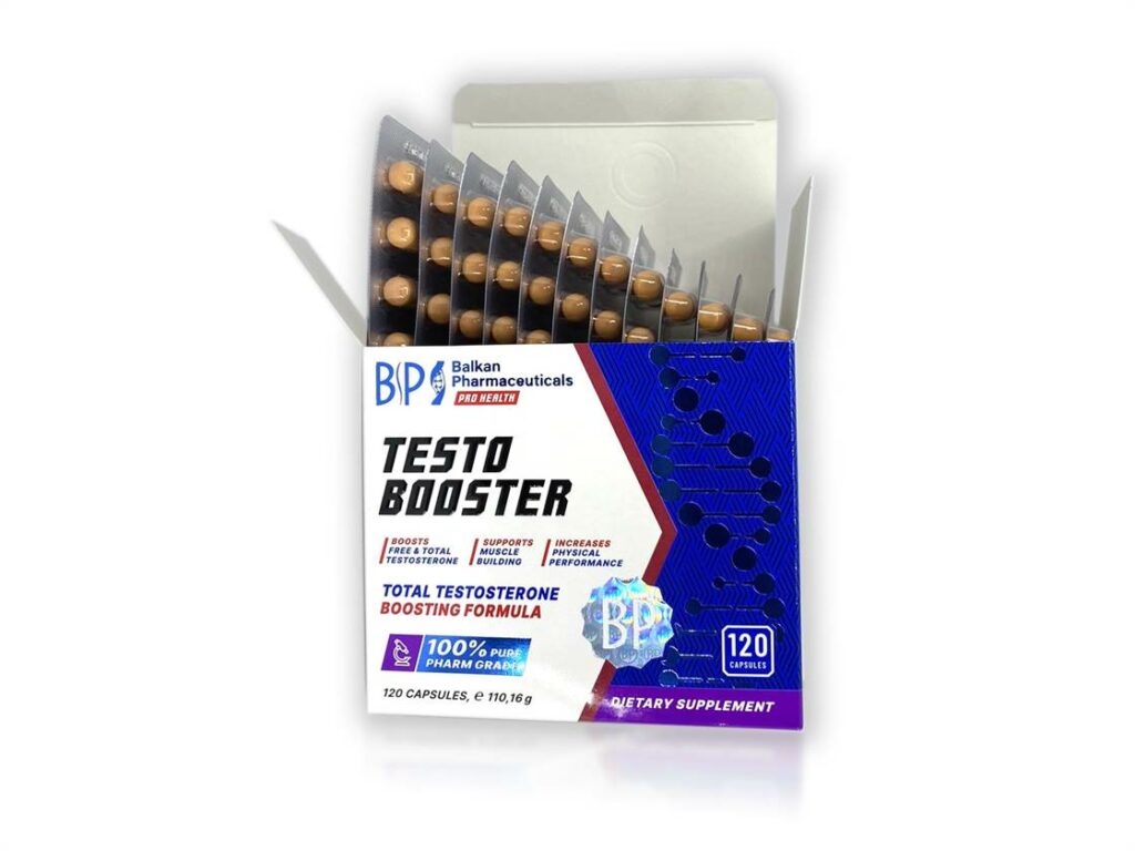 Testobooster (Balkan Pharma) (120 Cápsulas) – Banco Proteinas